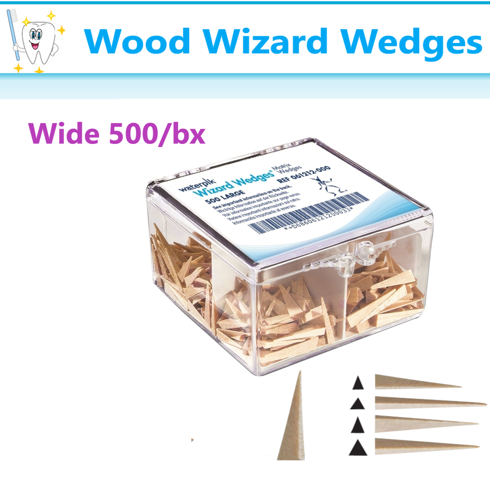 Dental Wizard Wedges Wide, Slim Jim, 100-500/Box, Assorted, Matrix wood | eBay