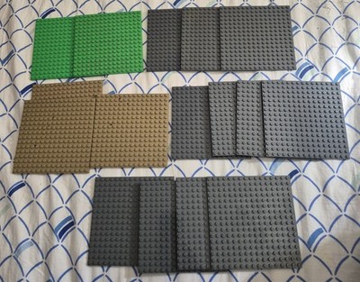Lego Building Base Plates - 16x16 - 16 Pieces Total - Good Condition ...