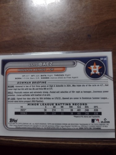 Luis Baez, Endy Rodriguez & Brayden Taylor Topps #BCP-248, 97BCP-206 | eBay