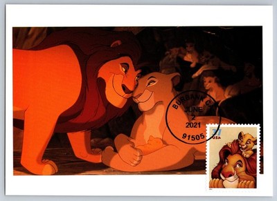 #3867 Disney Characters Mufasa & Simba Maxi Card Lion King | eBay