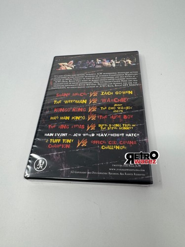 JCW - Back Bxtch! 2015 DVD SEALED insane clown posse Juggalo wrestling ...