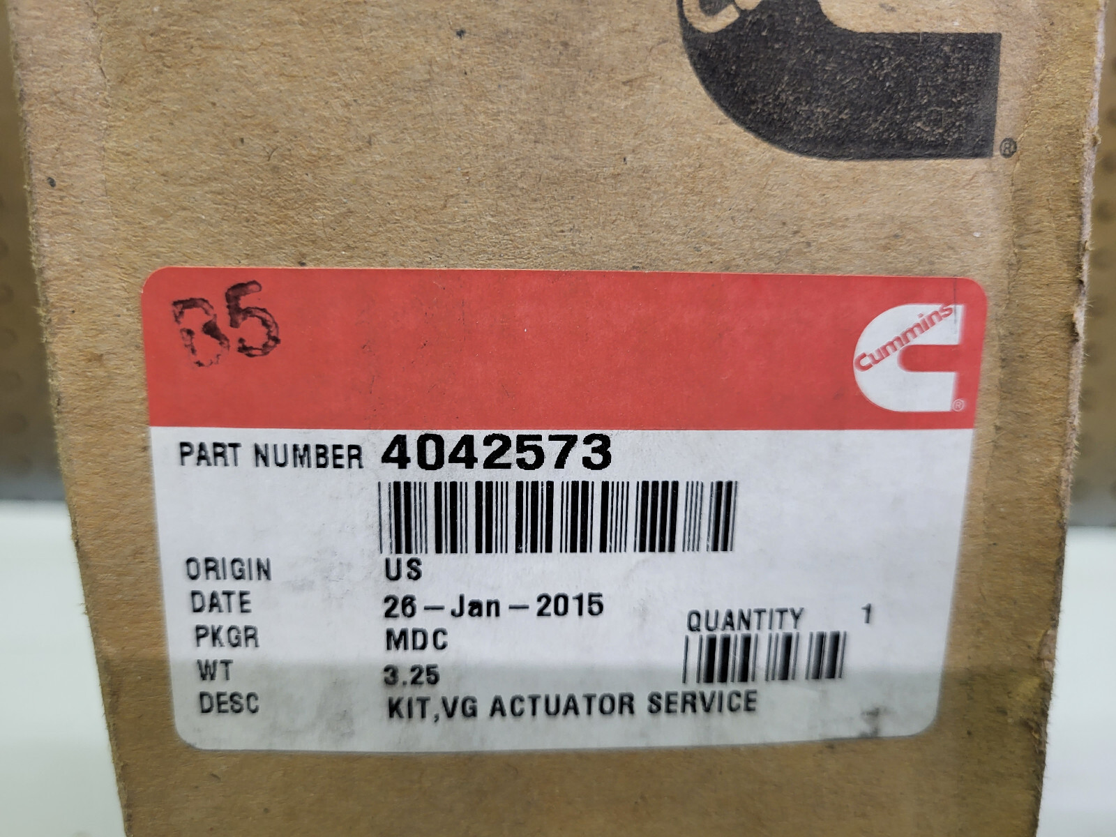 ISX, ISM, M11 & QSM VG Actuator Service Kit Cummins 4042573 Ref ...