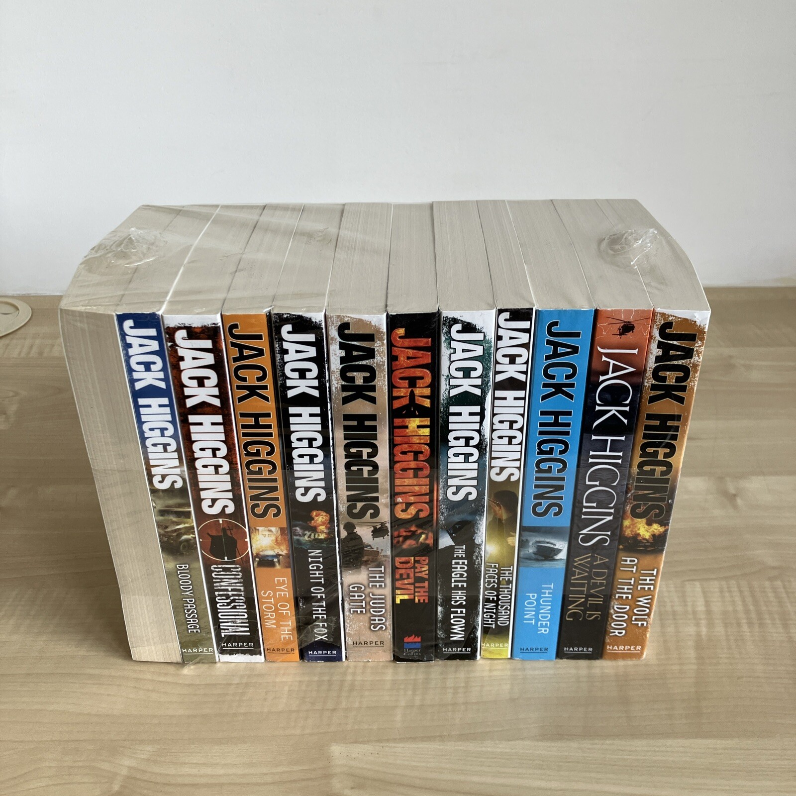 Jack Higgins Set of 12 Fiction Books Joblot Paperback for sale online ...