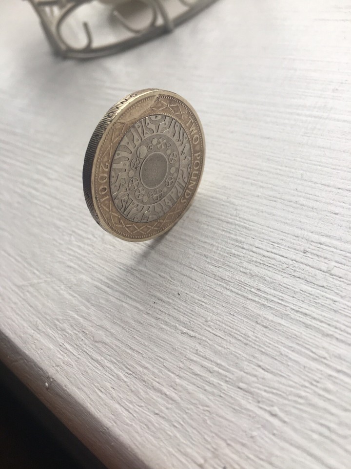 2001 Two Pound £2 Mint Error Coin Miss Strike Overlapped Rare ...