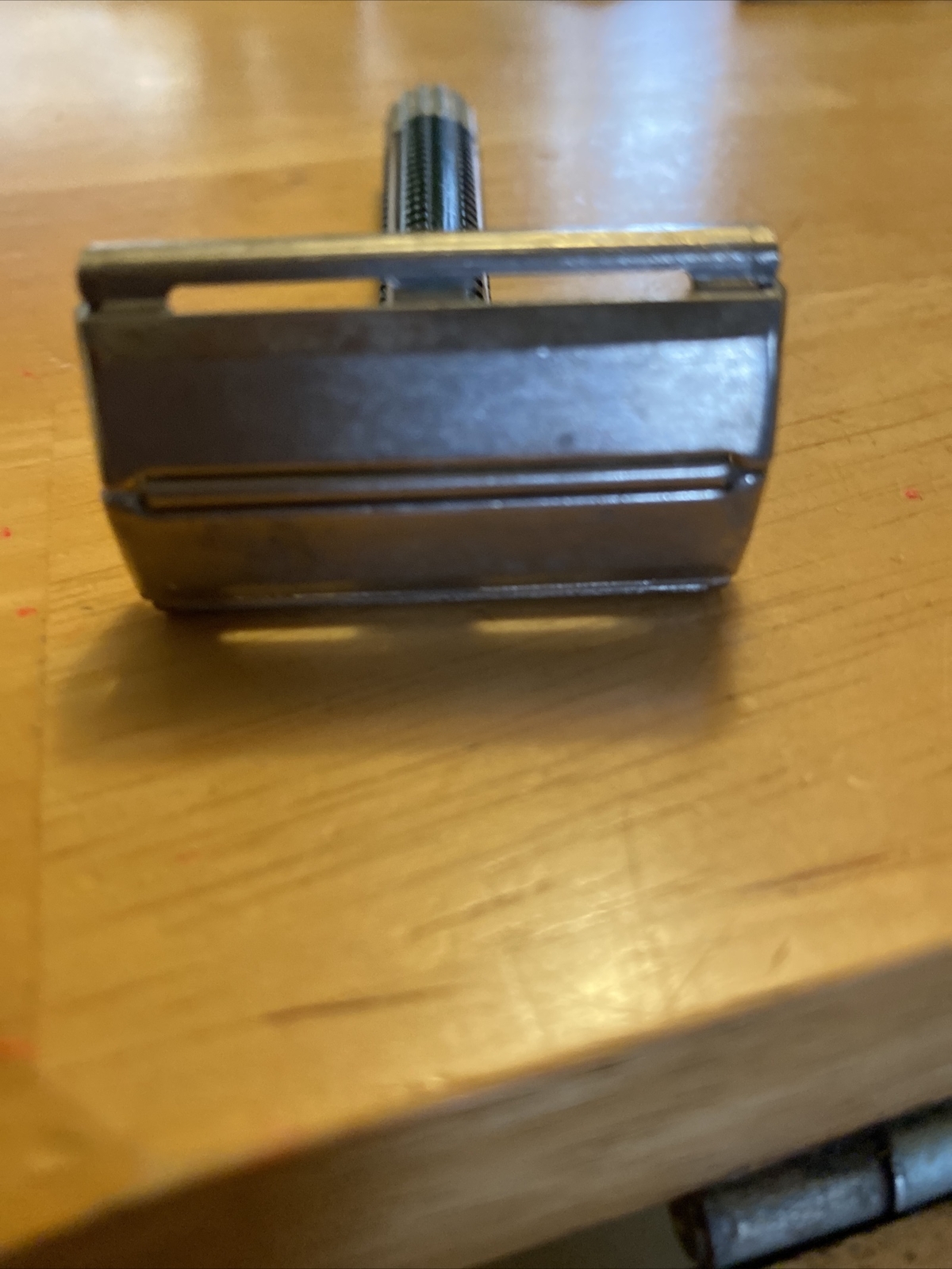 Vtg Schick Krona Double Edge Safety Razor Black Handle USA | eBay