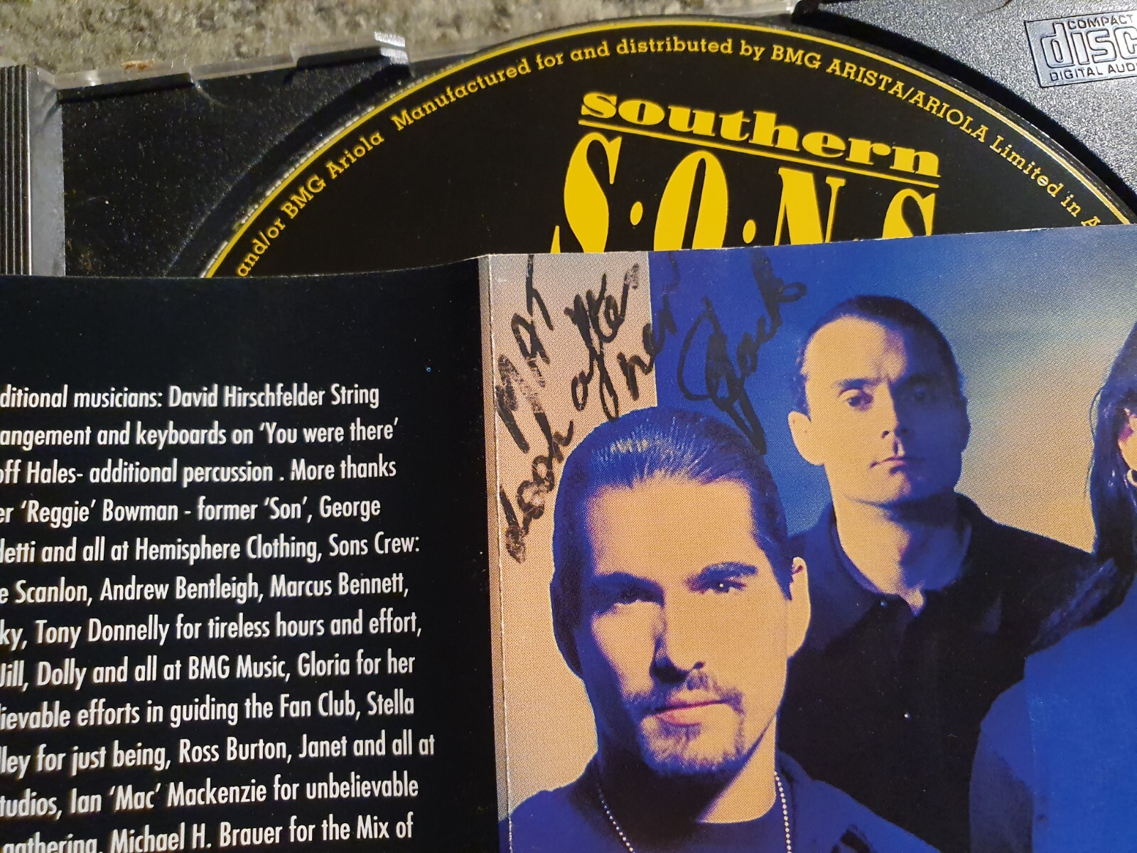 Southern Sons Nothing but the Truth CD Signed Jack Jones Australia ...