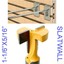 1 pc 1/2" Shank T-Slot & T-Track Slotting and Slatwall Sutter Router ...