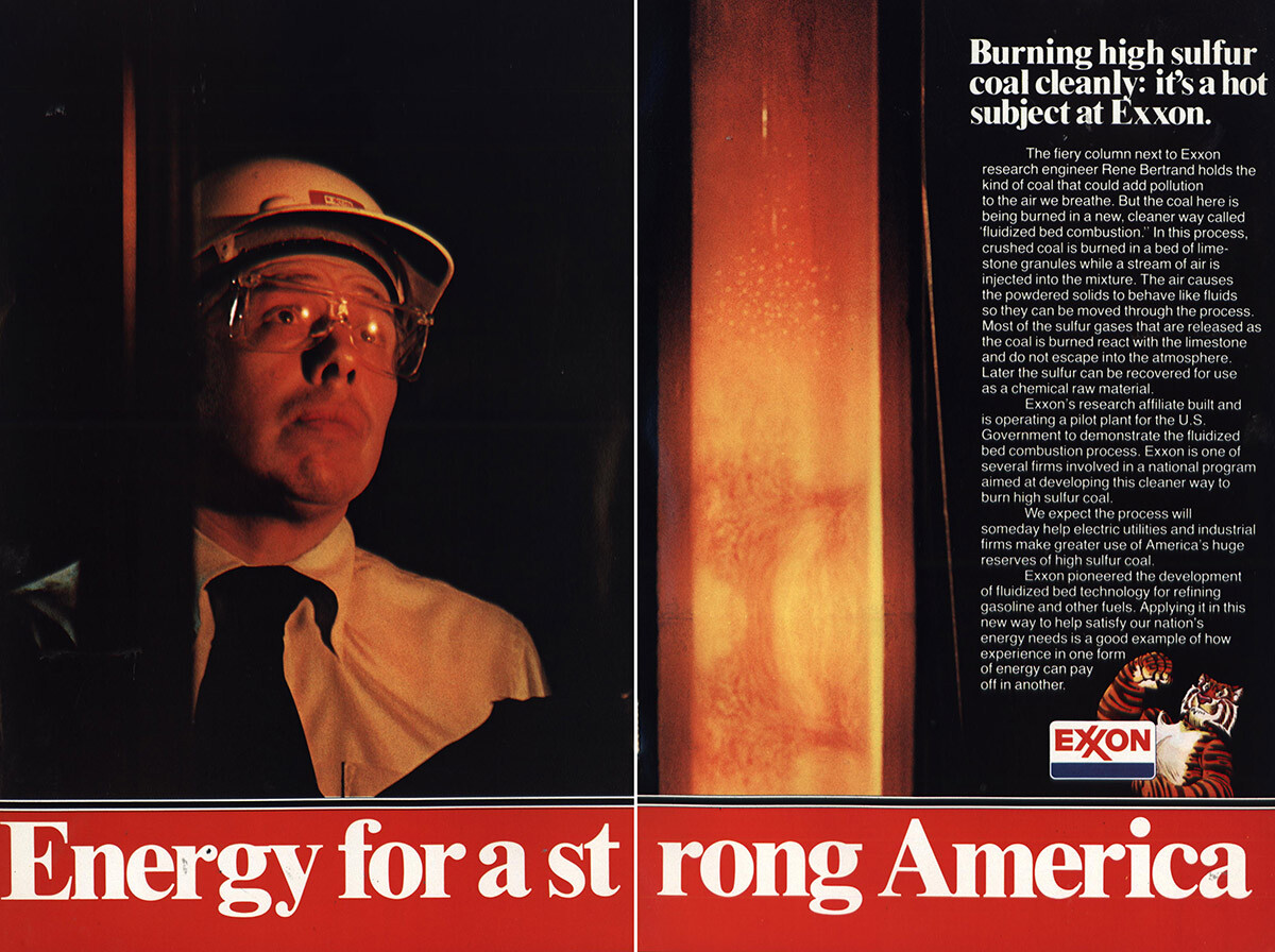 1977 Exxon: Energy for Strong America Vintage Print Ad | eBay