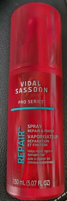 VIDAL SASSOON REPAIR & FINISH SPRAY 5.07oz Helps Repairs Damage Hair | eBay