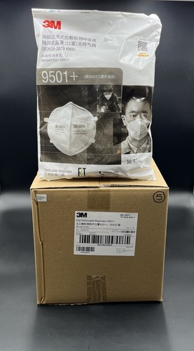 Face Mask -3M Particulate 9501+ GB2626-2019 KN95 case of 500. Brand new ...