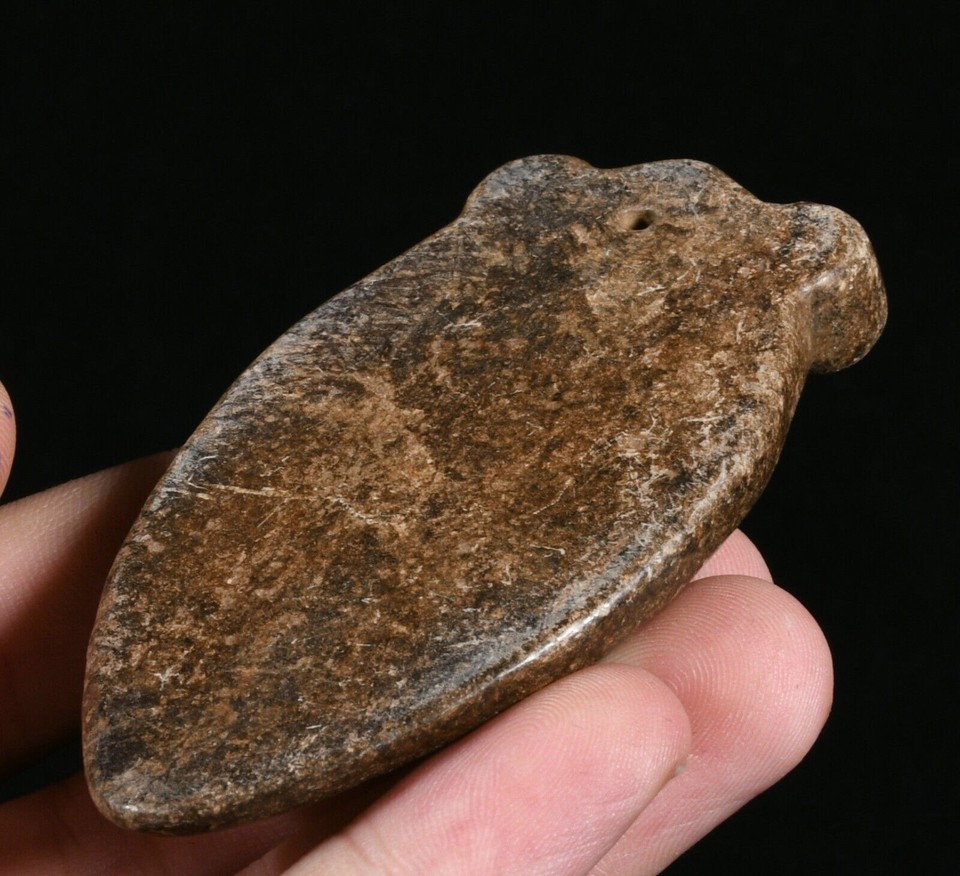 Old Chinese Hongshan Cultue Old Jade Cicada Cicala Got it Animal Amulet ...