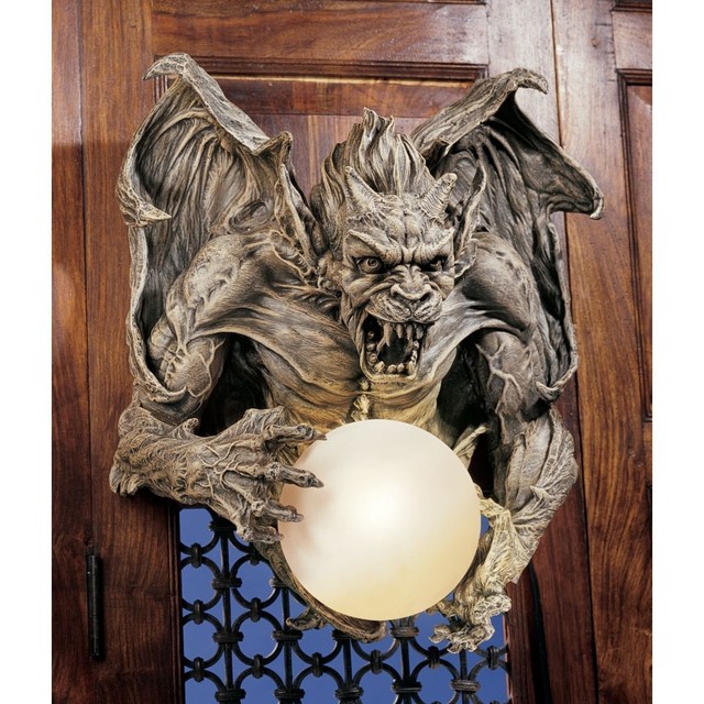 CL3579 Merciless, the Gargoyle Lighted Wall Sculpture/Sconce/Lamp/Light ...