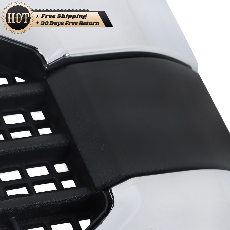 Silscvtt Front Upper Side Center Grille PC3Z-8213-B Chrome For F250 XL ...