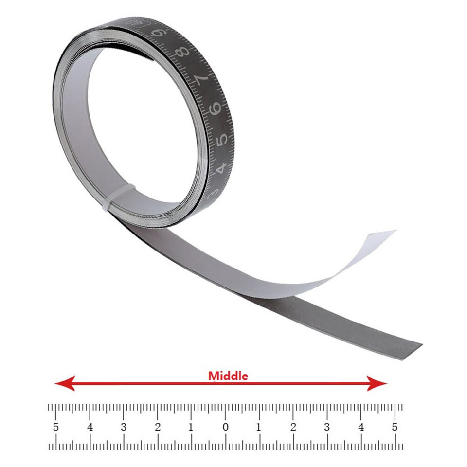 Metric Stainless Steel Scale Ruler Miter Track Tape Measure Steel Ruler ...