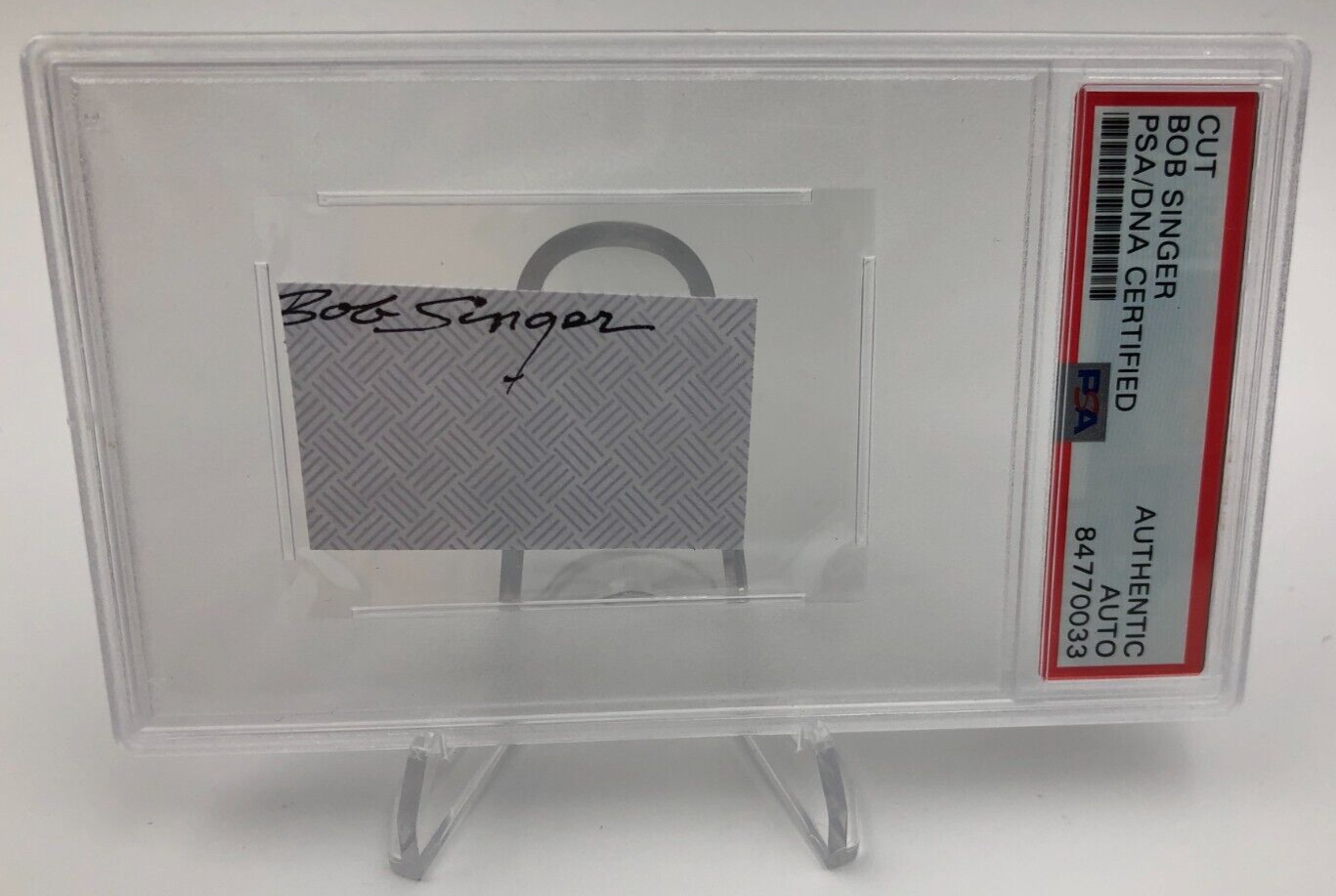 Robert Singer Autographed Signed PSA Auto Animation Artist Cut ...