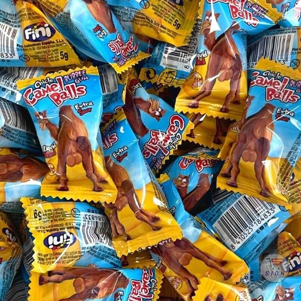 Fini Liquid-Filled Bubblegum –Retro Chewing Gum Sweets Gift Box (50 ...