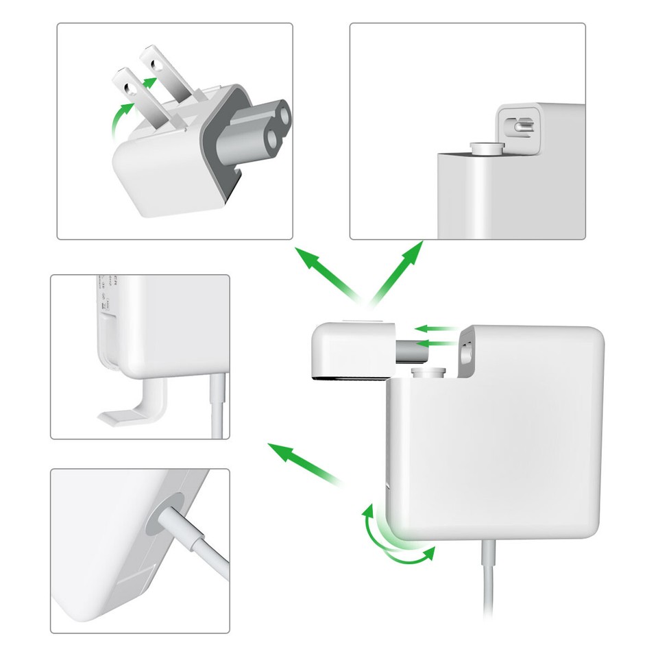60W Adapter For APPLE Charger for MacBook Pro 13" A1435 A1502 A1280 ...