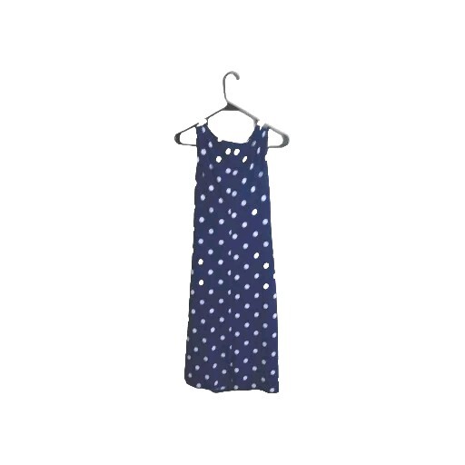 Lauren Ralph Lauren Women's Size 4 Blue Polka Dot Crawl neck Sleeveless ...