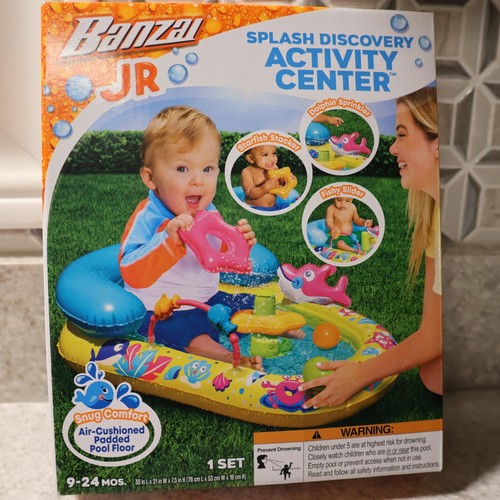 BANZAI Jr. Splash Discovery Activity Center Water Play Set - 9-24 Months | eBay