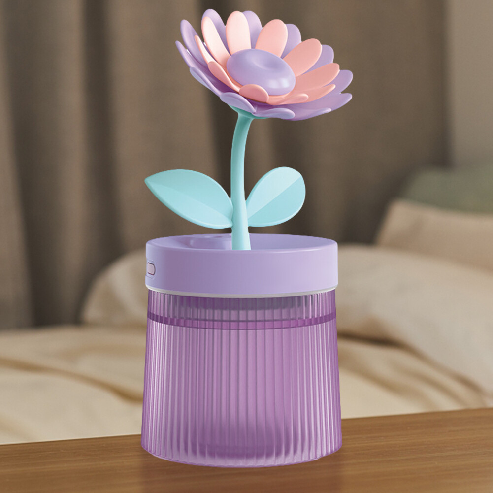 Cool Mist Humidifier RGB Night Light for Bedroom Home Office (Purple ...