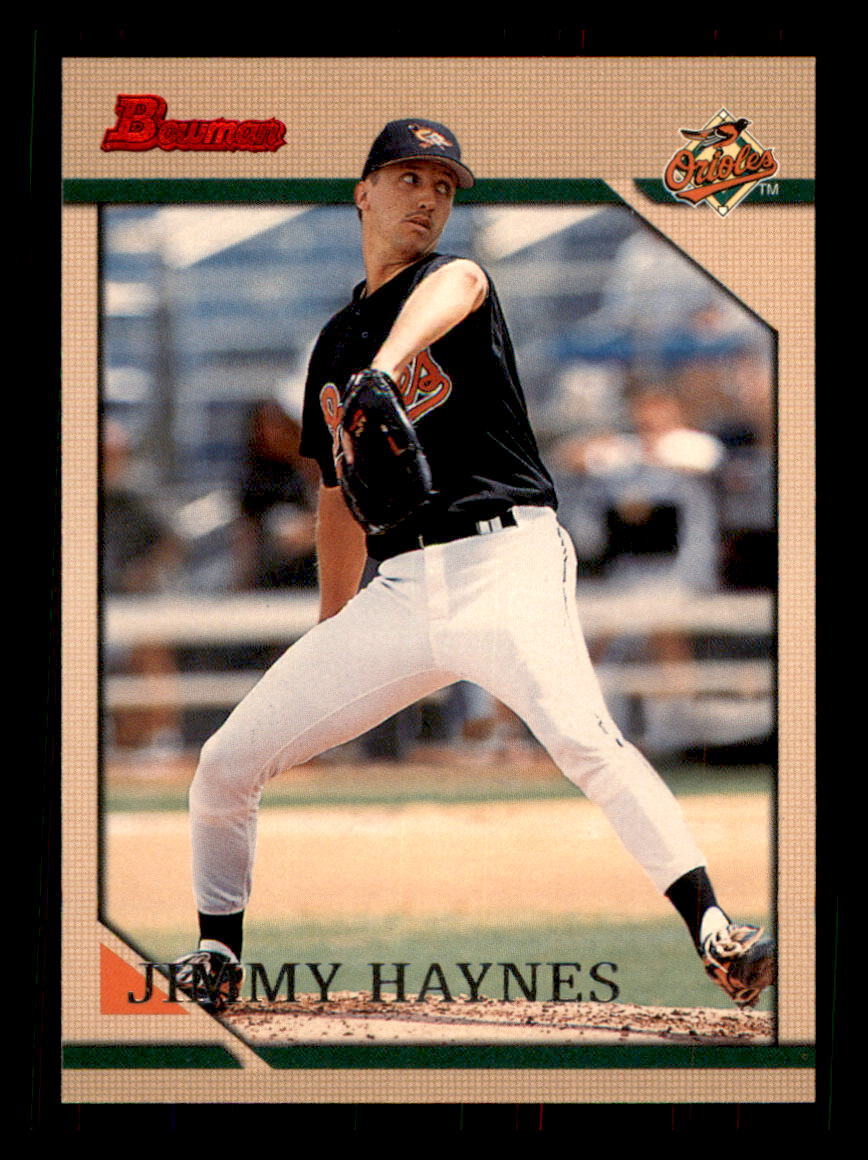 1996 Baseball Bowman Jimmy Haynes Baltimore Orioles #184 1 | eBay
