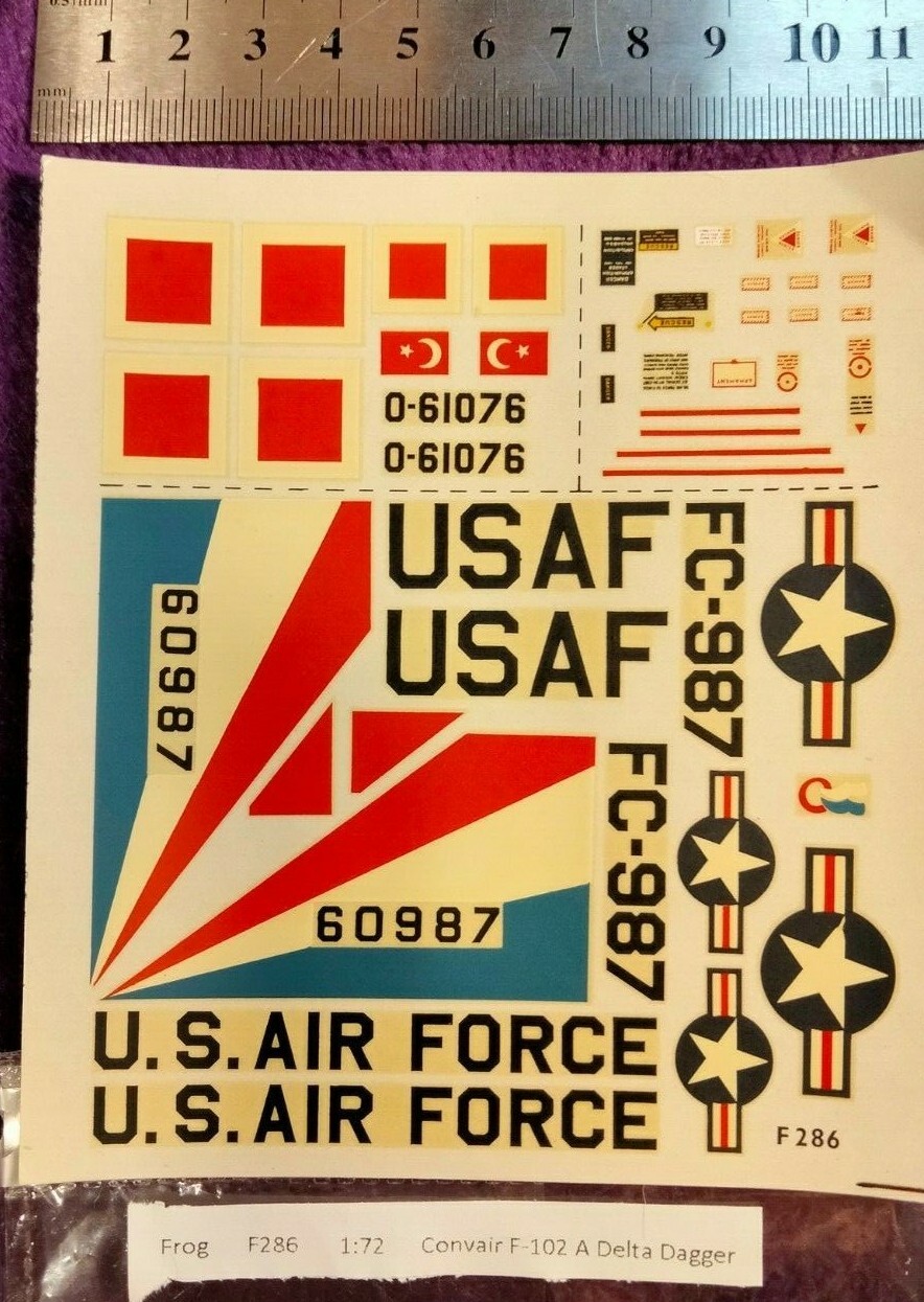 DECALS ONLY for Model Aircraft Kits 1:32 1:72 Multi Listings *COMPLETE ...