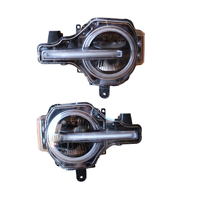 OEM headlamp head light assy LED w/Signature 2pc set 2021- 25 Ford ...