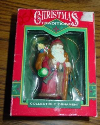 Matrix Ornament - Christmas Traditions Collectible Ornament - Santa (EX ...