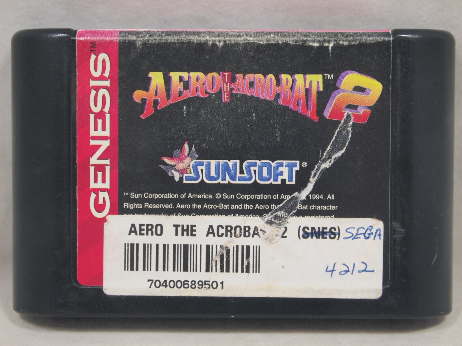 Aero the Acrobat 2 (Sega Genesis, 1994) for sale online | eBay