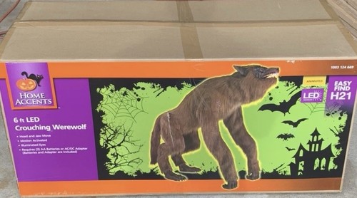 Crouching Werewolf Home Depot Halloween Animatronic Yard Decoration ...