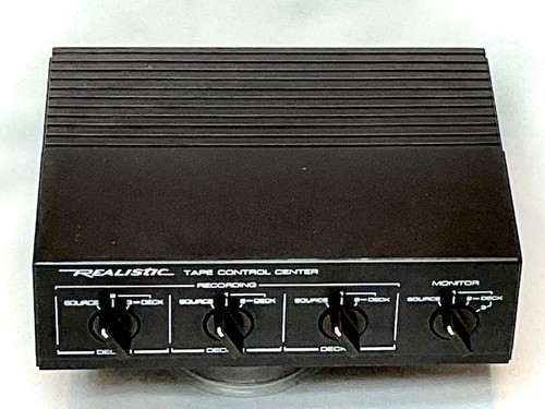 VINTAGE REALISTIC (RADIO SHACK) #42-2115 THREE DECK STEREO TAPE CONTROL ...
