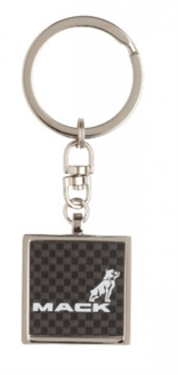 Mack dog Bulldog carbon fiber square keychain emblem diesel | eBay