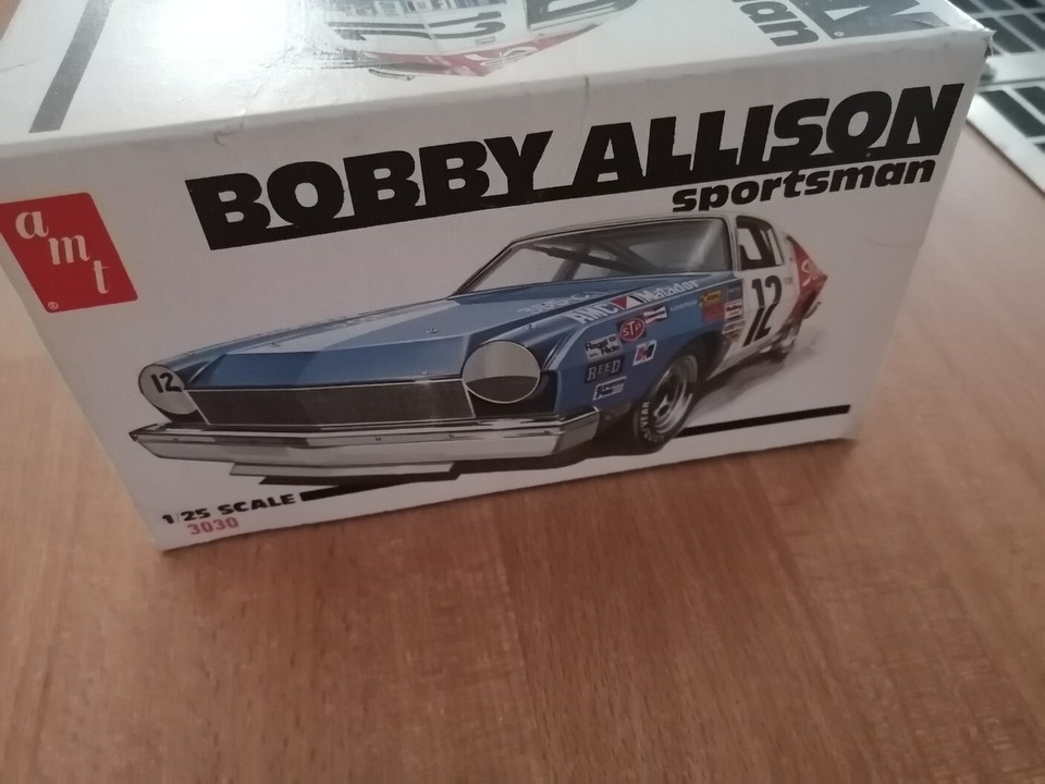 Vintage AMT Bobby Allison Sportsman Plastic Model Kit(1980 issue 1/25 ...