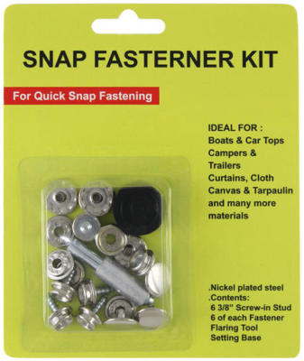 Quick Snap Stud Fastener Repair Kit Flaring Tool Boat Cover, Tent ...