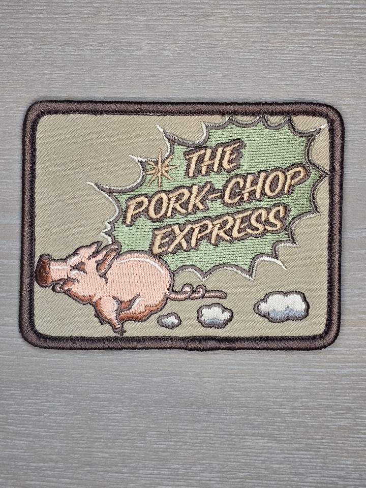 MSM PORK CHOP EXPRESS MILSPEC MONKEY TACTICAL ARID HOOK MORALE PATCH | eBay