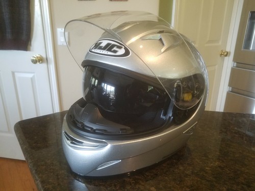 HJC IS-16 Full Face Helmet With Drop Down Sun Shield Size S Small ...