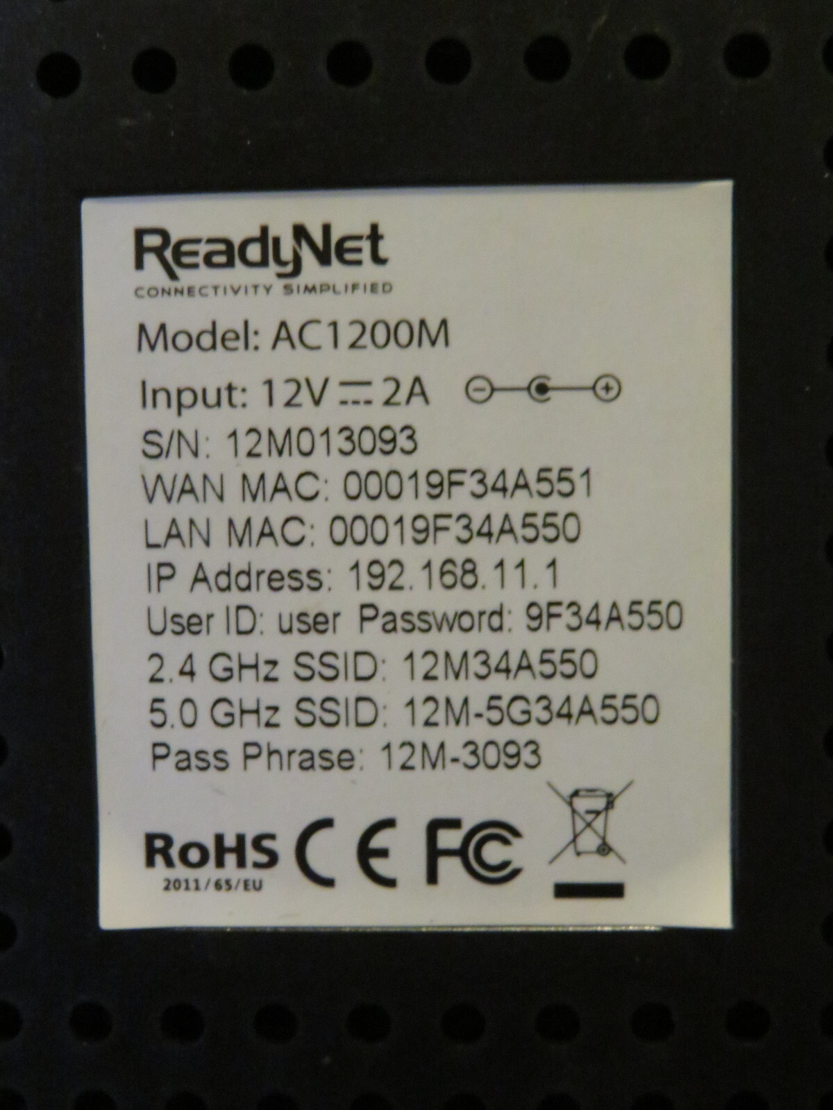 ReadyNet AC1200M - Wireless WiFi Router, 802.11ac Dual Band, TR-069 ...