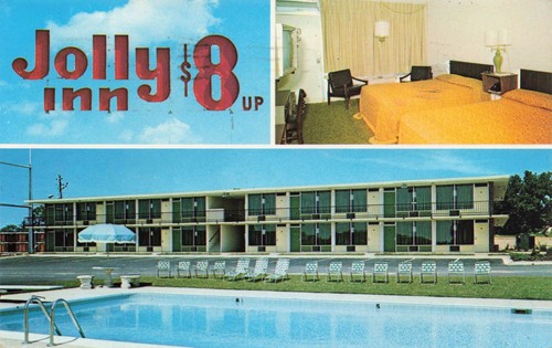 Valdosta Georgia Jolly Inn Motel Vintage Postcard Posted 1973 | eBay