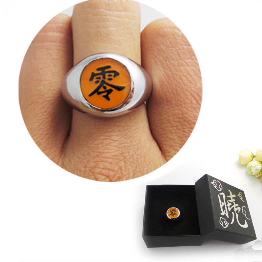 Anime Akatsuki Member's Rings Itachi Uchiha Zhu Yu Metal Finger Ring ...