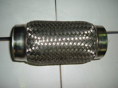 Flexible Bellow - 1 3/4" (44mm) Inlet x 8" Long - Double Braided ...