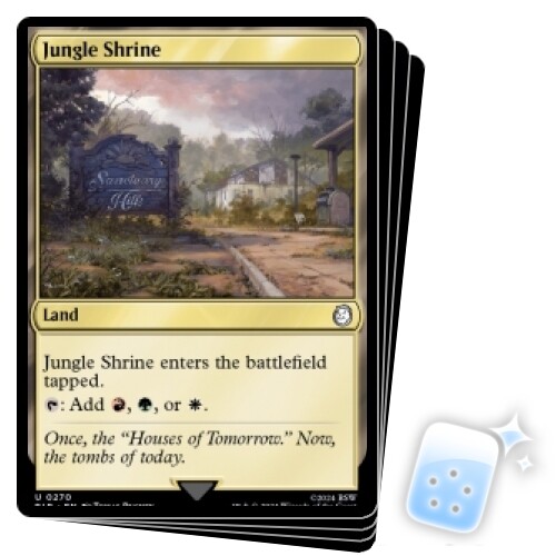 JUNGLE SHRINE X4 Universes Beyond: Fallout Magic MTG MINT CARD | eBay