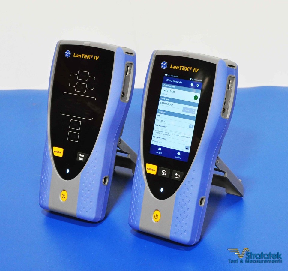 TREND Networks LanTek IV-3000MHz Cable Certifier with PL/CH Adapters ...