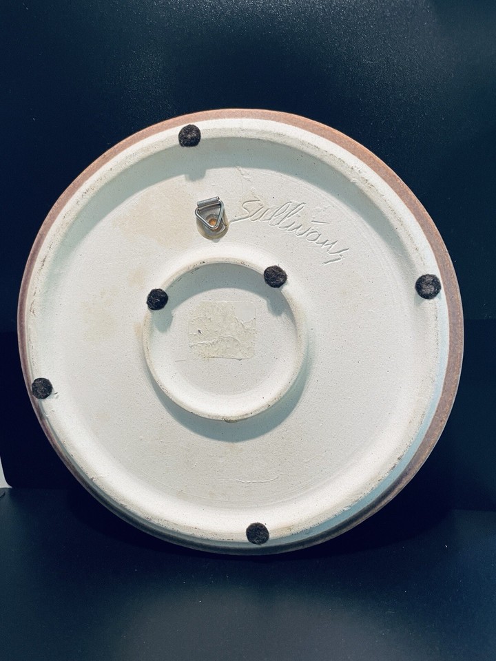 Crab Trivet Sullivan Pottery Hanging Wall Plate with Crab Motif in Rose ...