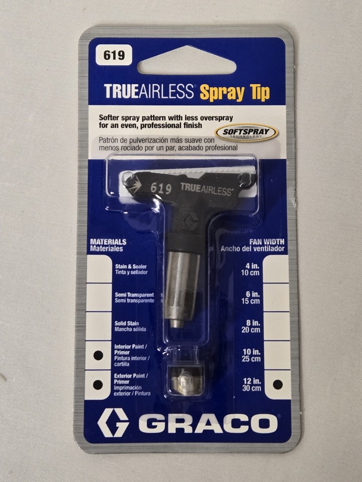 Graco 619 True Airless Spray Tip 12 in 30 cm TRU619 | eBay