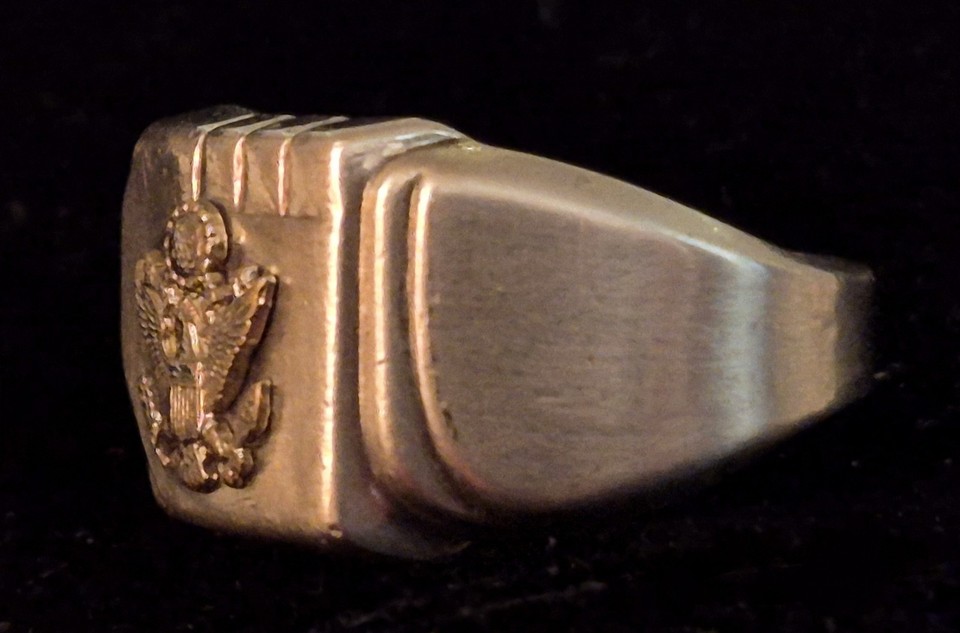 Vintage Sterling Silver United States Army Service Ring | eBay