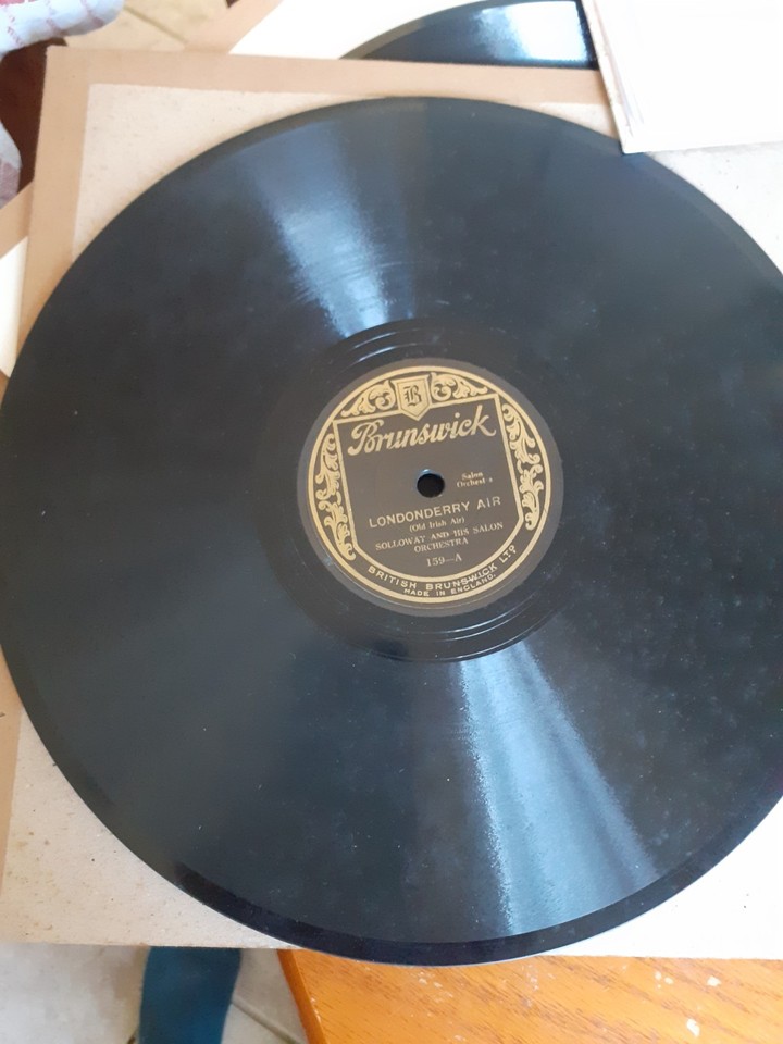 Lot of 10 Vintage 78rpm records Shellac with sleeves various artists ...