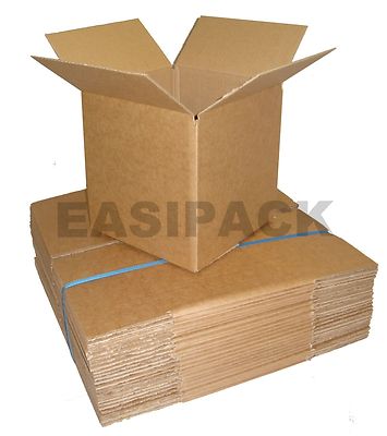 100 x Small Packaging Cardboard Boxes 4 x 4 x 4" SINGLE WALL - cube ...