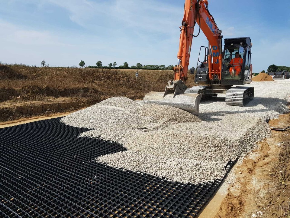 GARDEN SHED BASE KIT 10ft x 3ft PERMEABLE PAVING GRAVEL ECO GRID ...