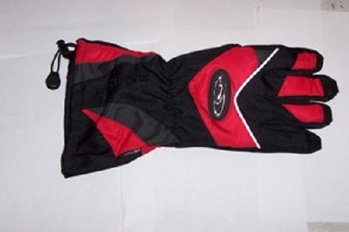 Snowmobile Gloves ColdWave Polar Cap Black/Red size Medium New | eBay