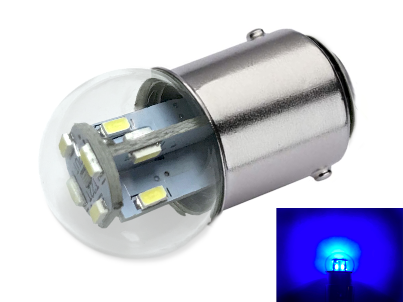 #1178 Miniature Bulb LED Replacement | Voltage: 12V | Ba15D Base Aero ...